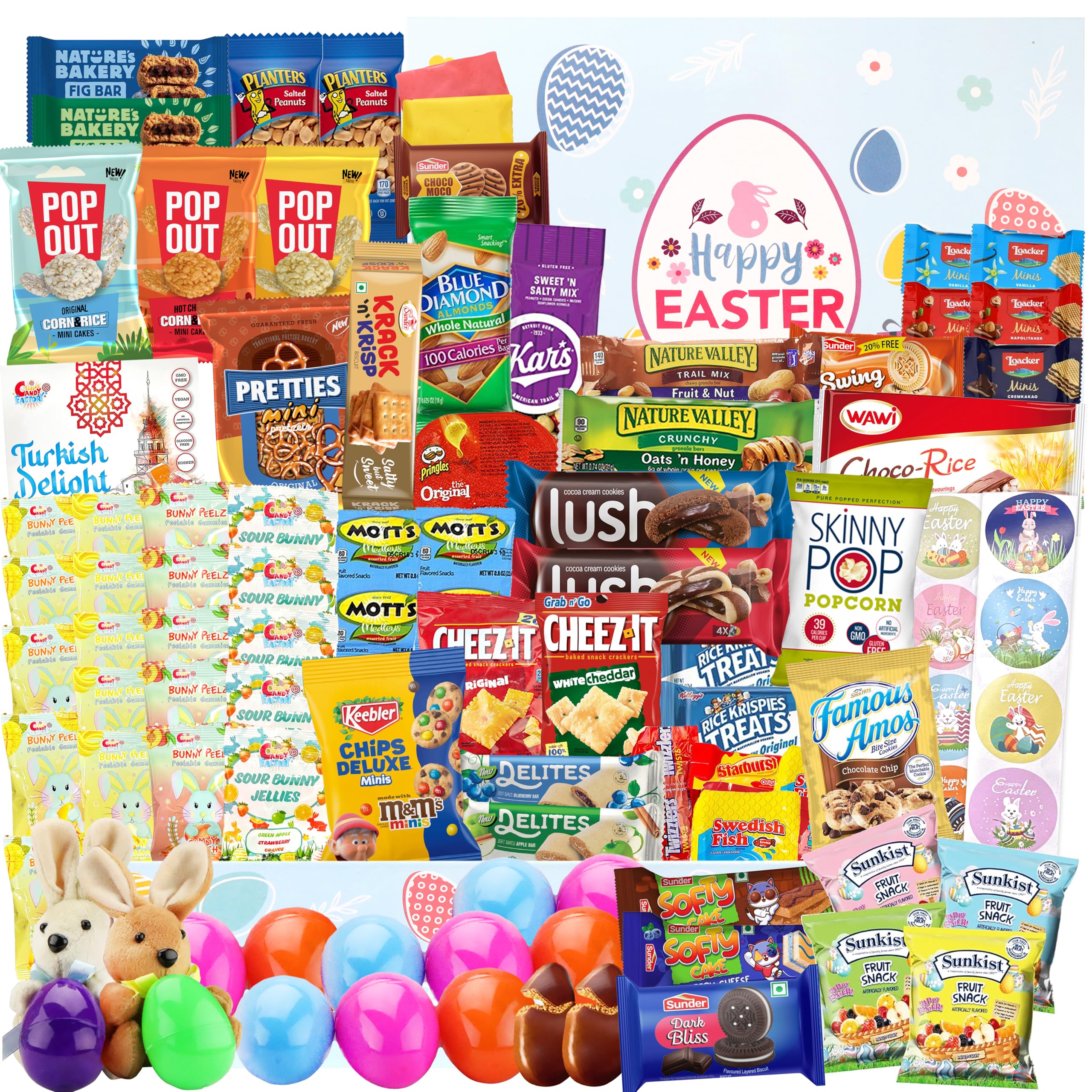 Easter Snack Box - 114 Count Assorted Candy & Treats | Anna and Sarah